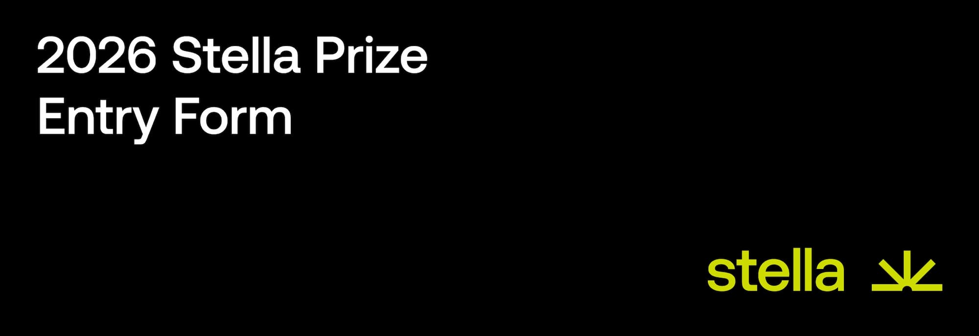 Entry Form 2026 – Stella